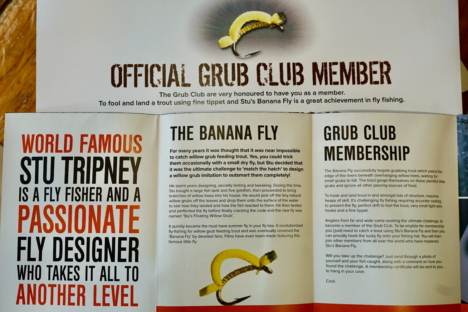 Floating Willow Grub Fly-Famous Original Banana Fly